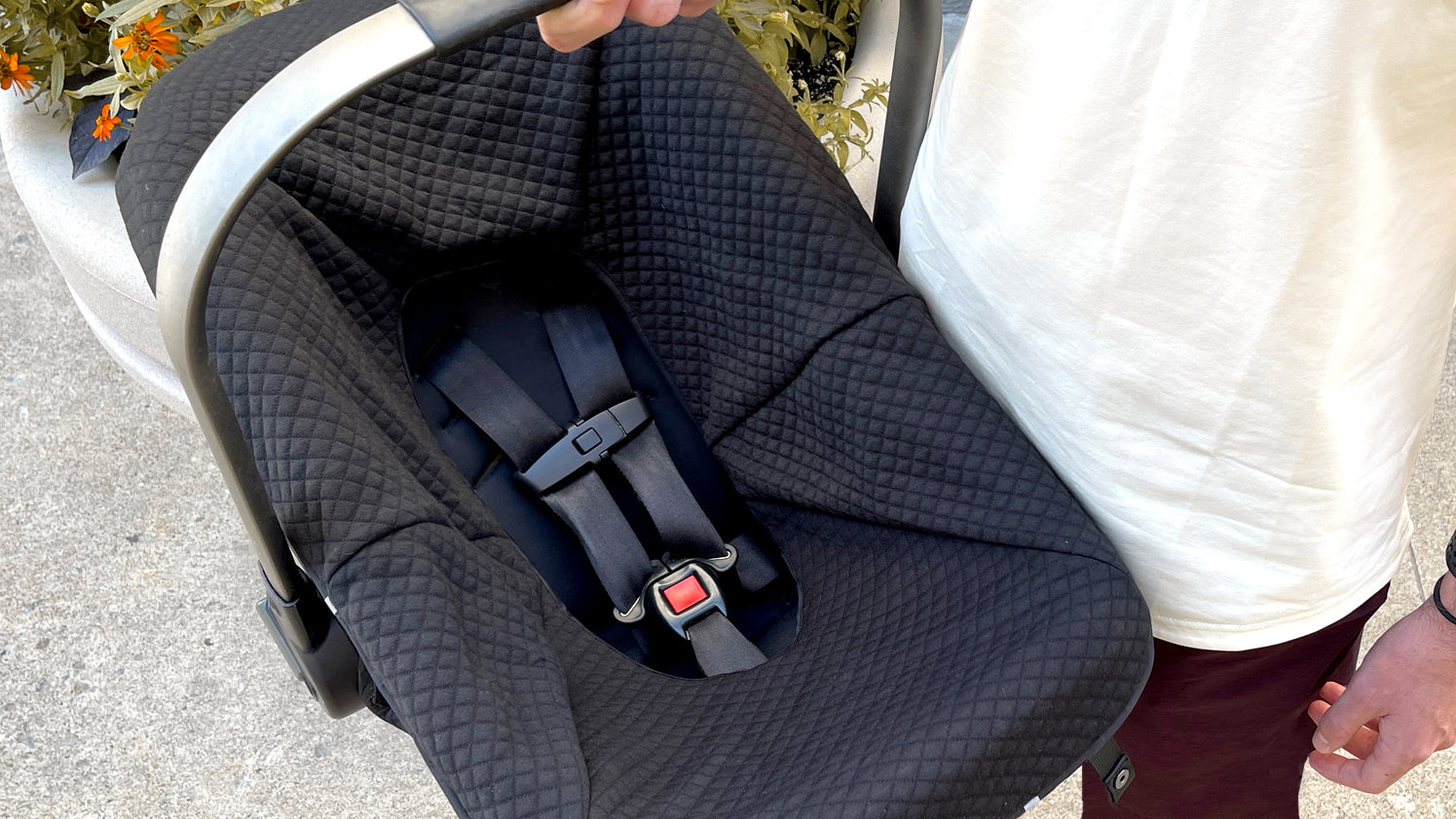 Infant Car Seat Footmuff - Mauve – Little Unicorn USA