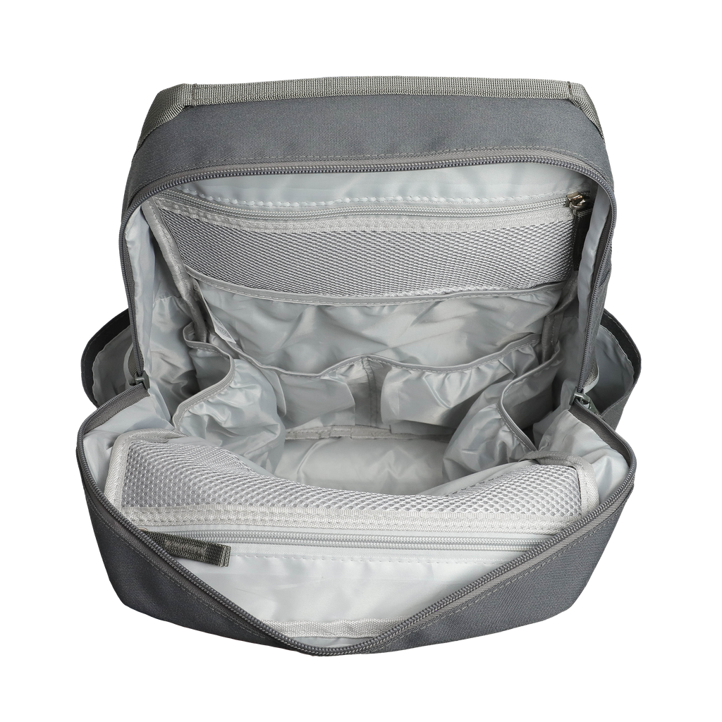 Red Rovr Roo Charcoal Backpack | Diaper & Travel Bags | Little Unicorn USA
