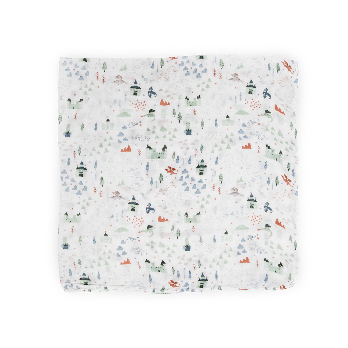 Dragon Swaddle Blanket | Lightweight Bamboo Swaddle | Little Unicorn USA