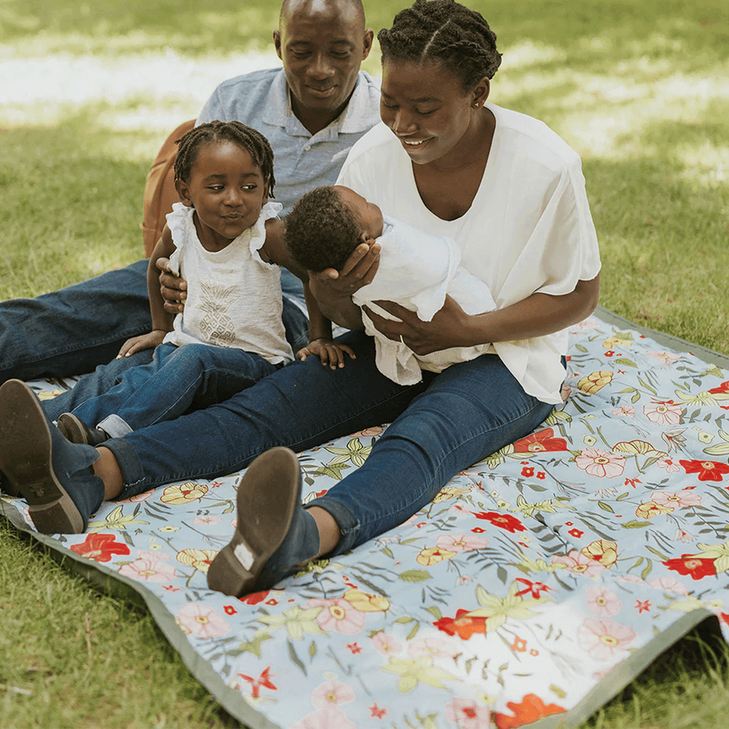 Outdoor Blanket | Primrose Patch Picnic Blanket | Little Unicorn USA