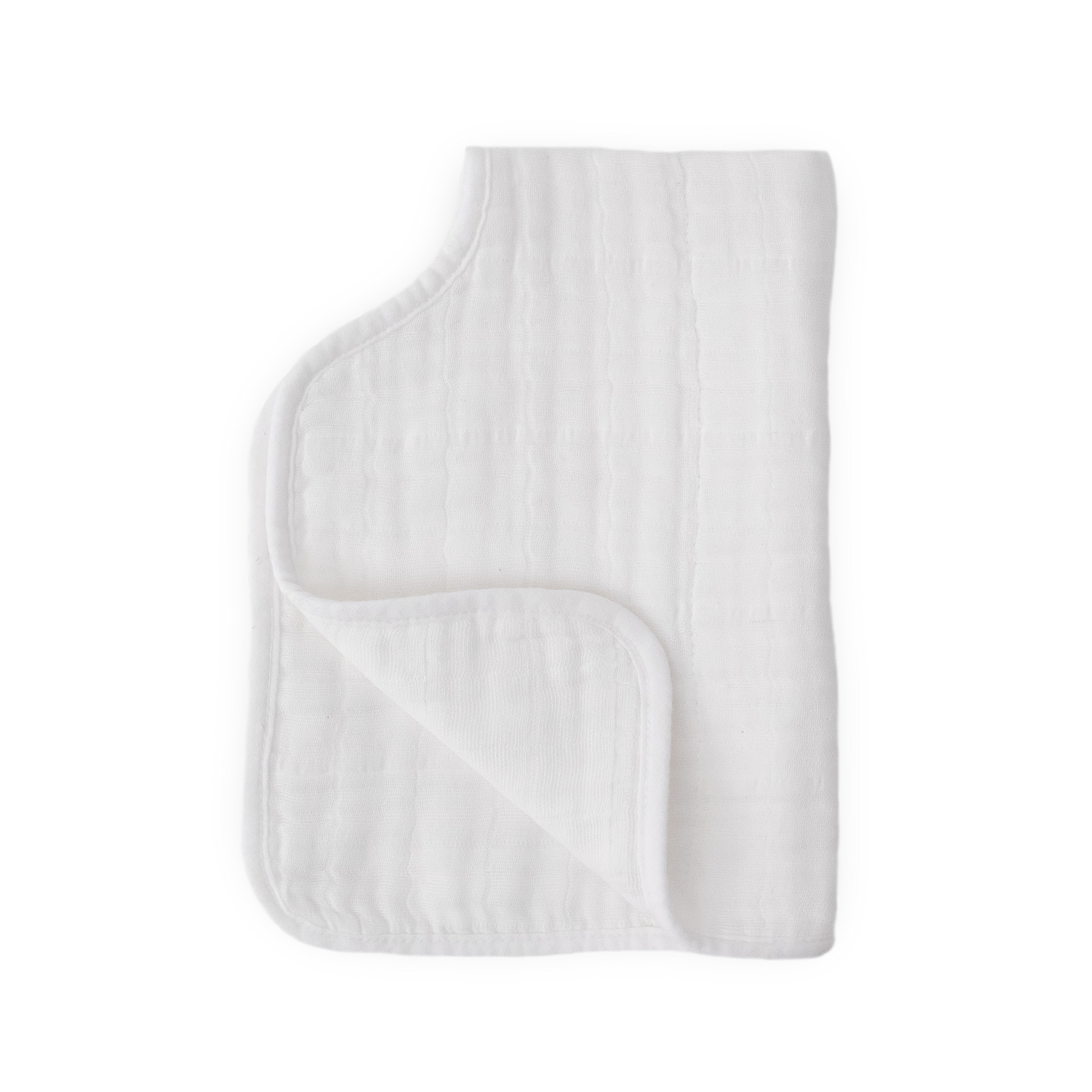 Burp Cloth - Cotton Muslin | White Burp Rags | Little Unicorn USA